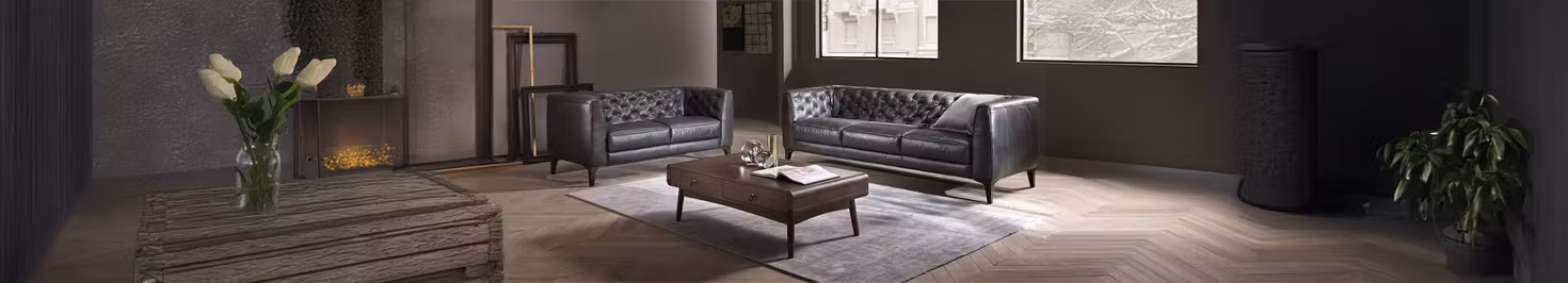 Black Friday | Canapele 2 locuri - Stil italian autentic | Rovere