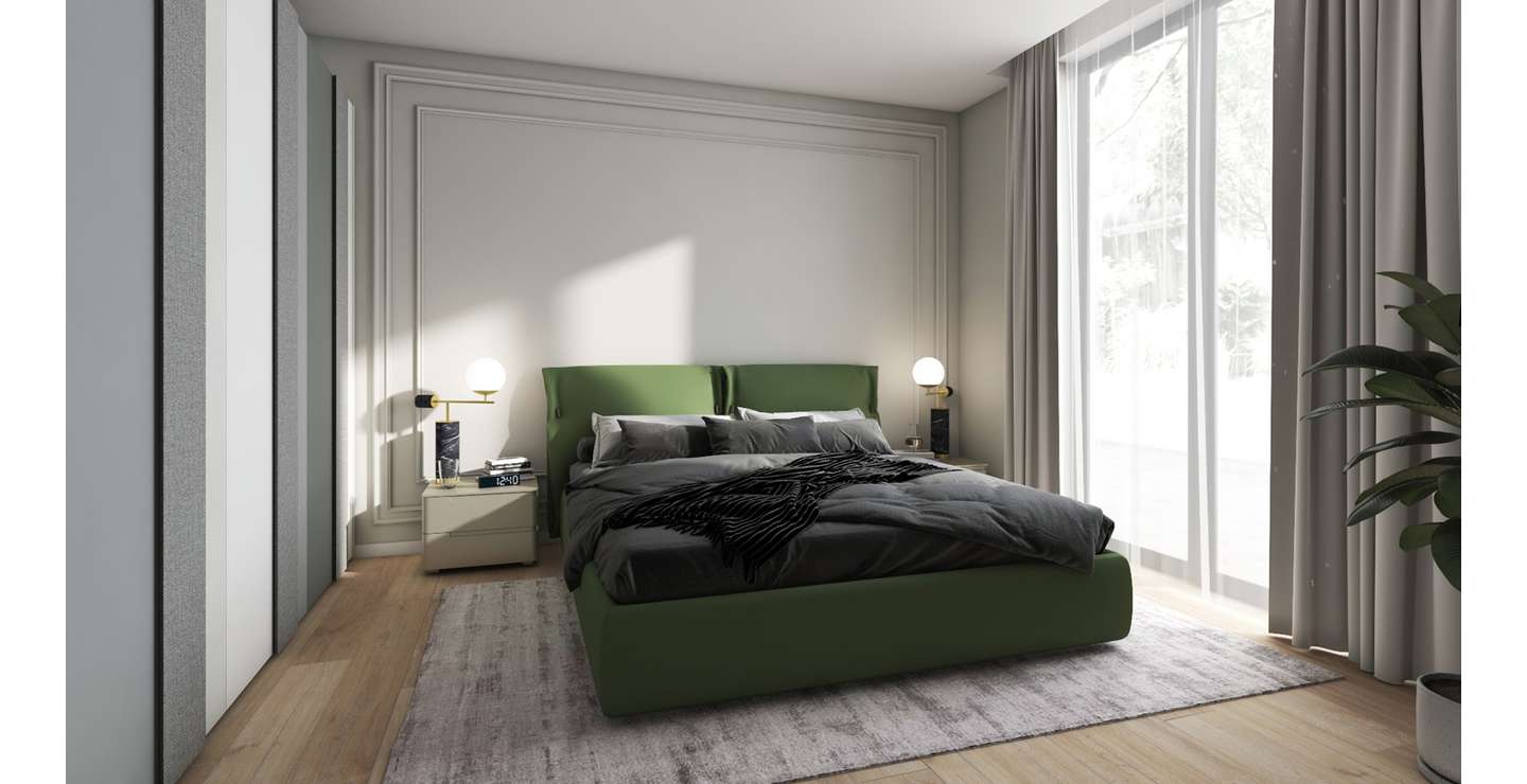 Pat Eden Advance textil Olive Green 160x200 - 1749 euro| Rovere