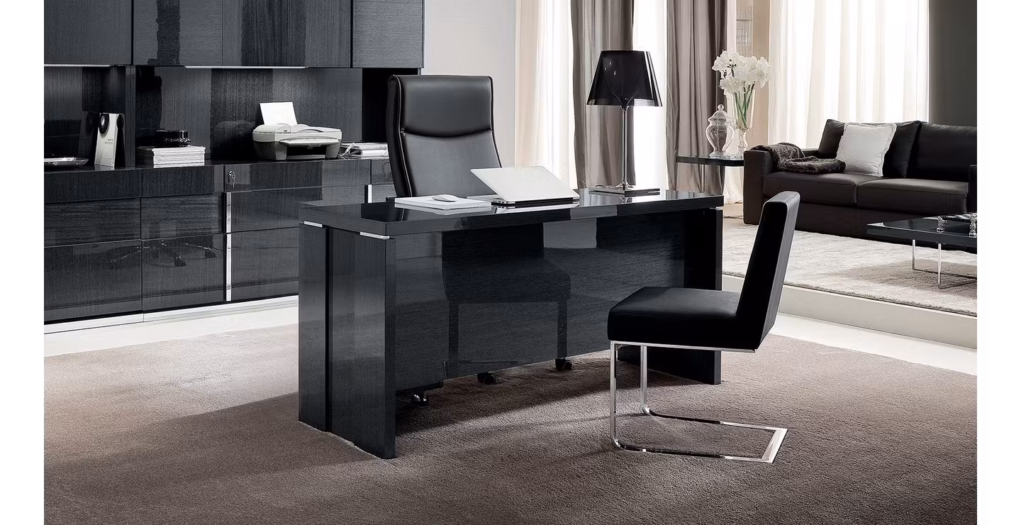 Birou Montecarlo 120 cm High Glass | Rovere