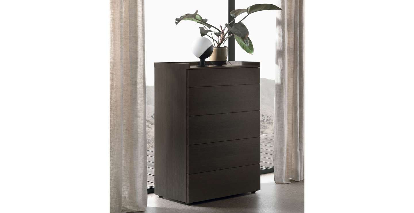 Comoda inalta Sir Mocha Oak Wood | Rovere