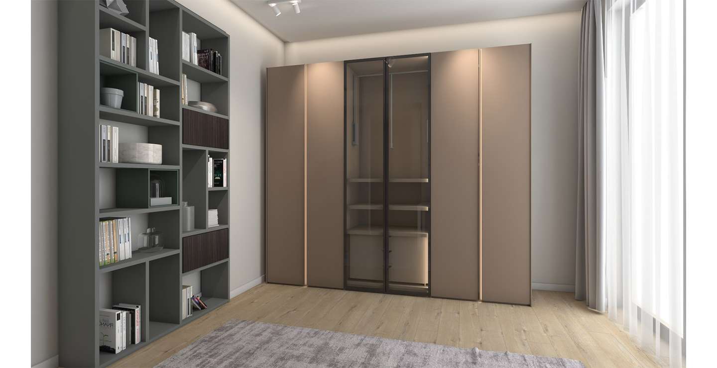 Dressing Uno + Jerry batant structura + manere Rame Perla Opaco ...