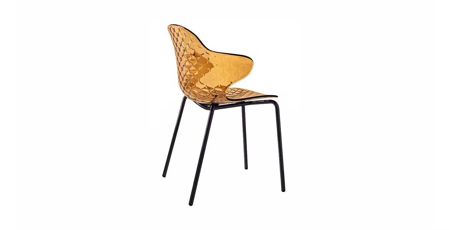 Scaun Saint Tropez Amber Transparent - 250 euro| Rovere