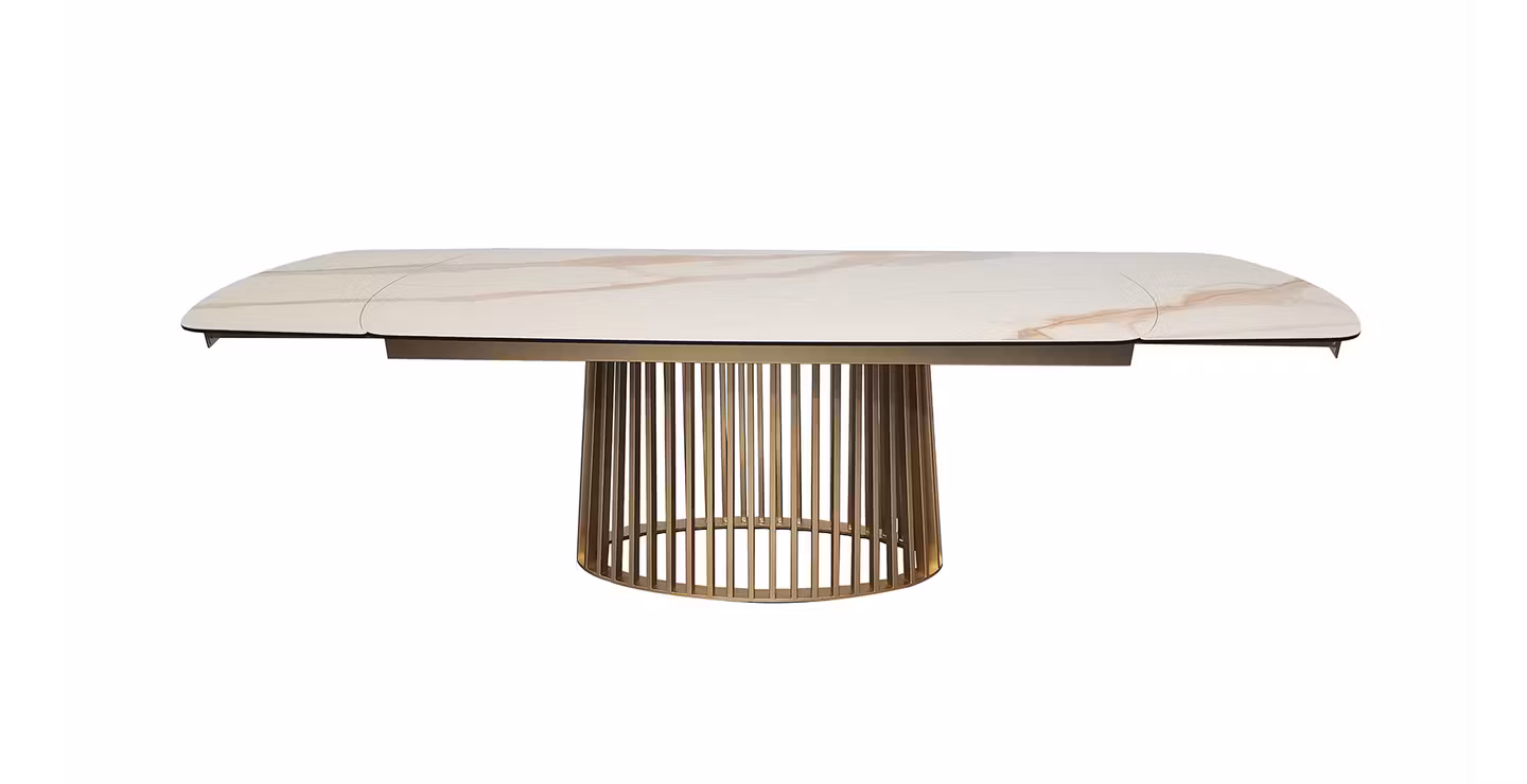 Masa extensibila Rondo Ceramica Golden Calacatta 180(260)x90 | Rovere