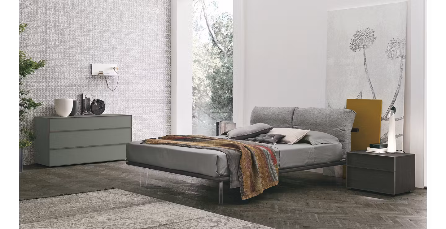 Pat Piuma Coal Oak Wood/Allure Coordinato 160x200 - 3461 euro| Rovere