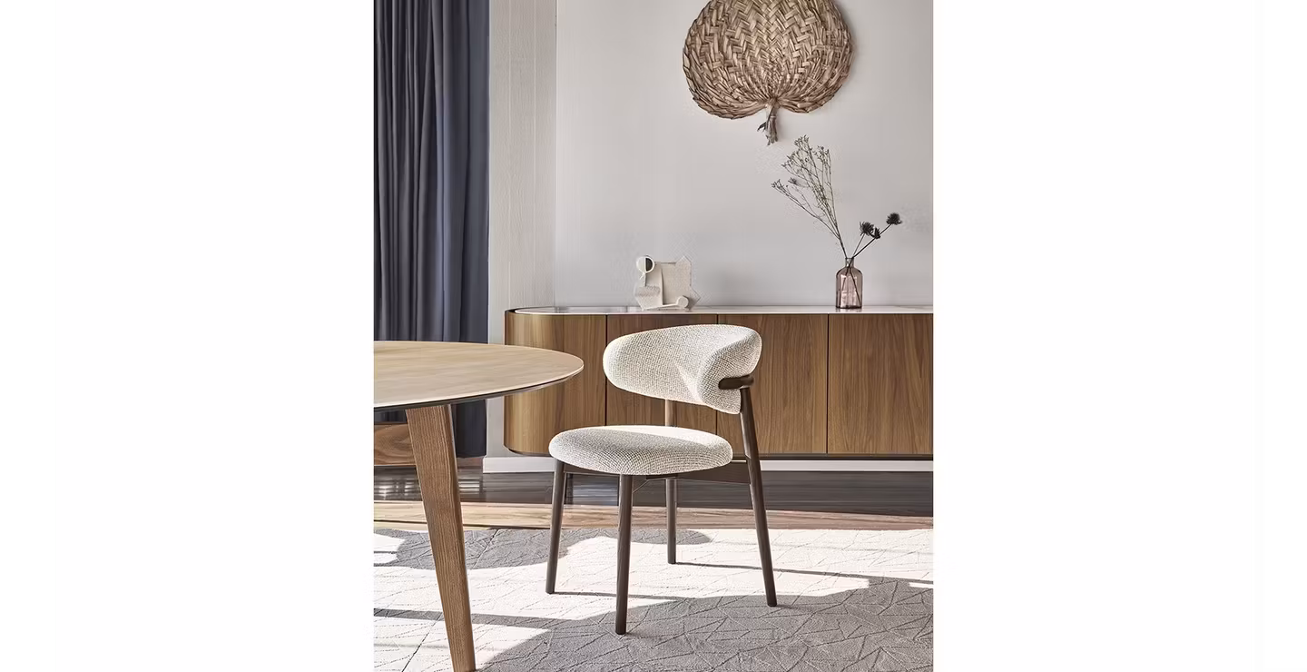 Scaun Oleandro Ash Smoke + Boucle Hemp | Rovere