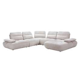 Canapea de colt cu sezlong Sawyer textil Monique Twine, dreapta | Rovere
