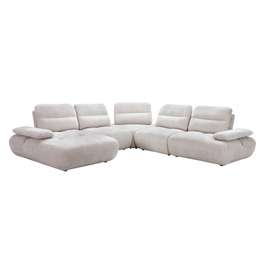 Canapea de colt cu sezlong Sawyer textil Monique Twine, stanga | Rovere