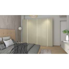 Dressing Uno batant structura + manere L4 Platino Perla Opaco + Led ...