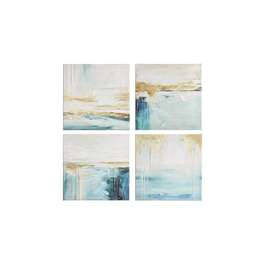 Summer SALE | Set 4 Tablouri Ocean Rain 30x30 | Rovere